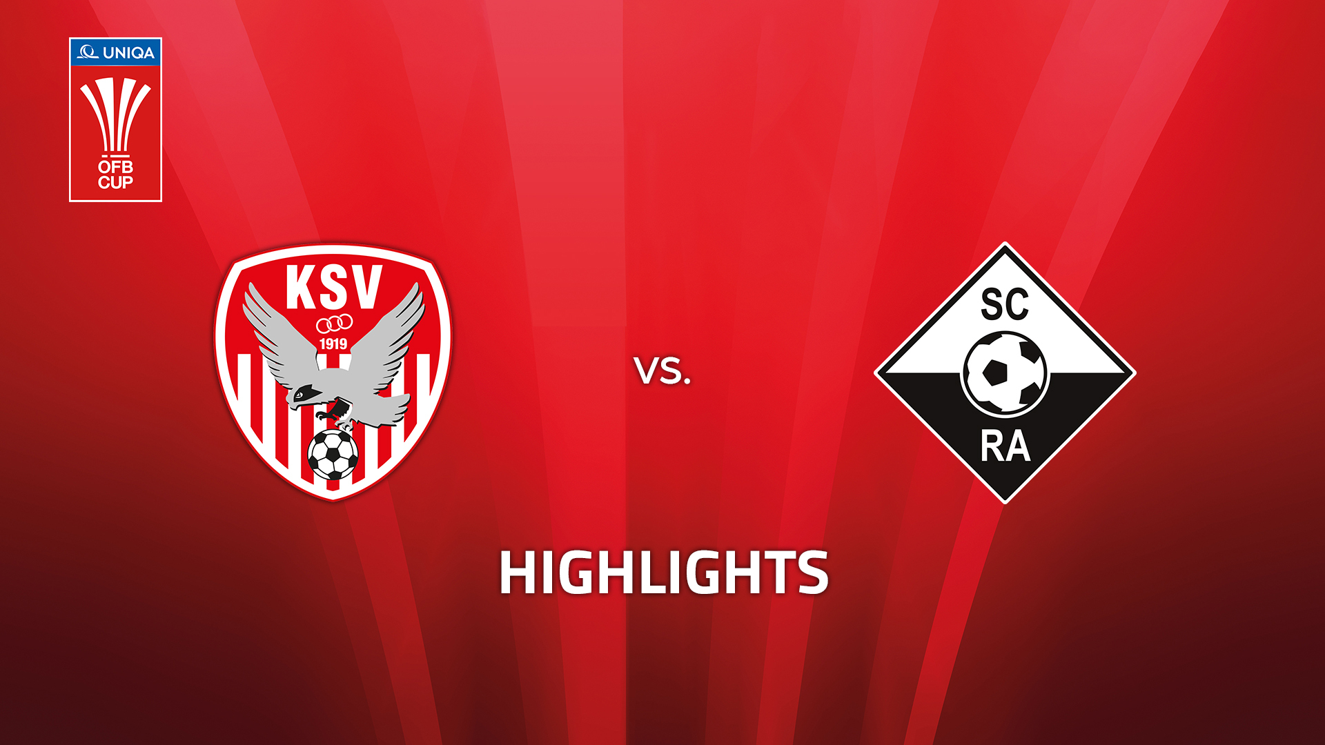 KSV 1919 - SCR Altach